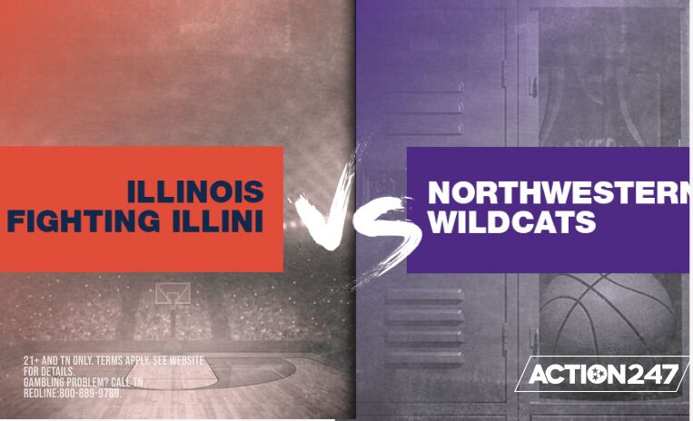 NCAAB Fighting Illini vs Northwestern Prediction 1/14